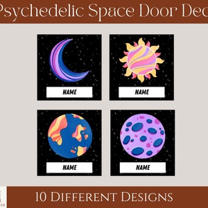 Psychedelic Space Door Dec - Digital Download - Etsy