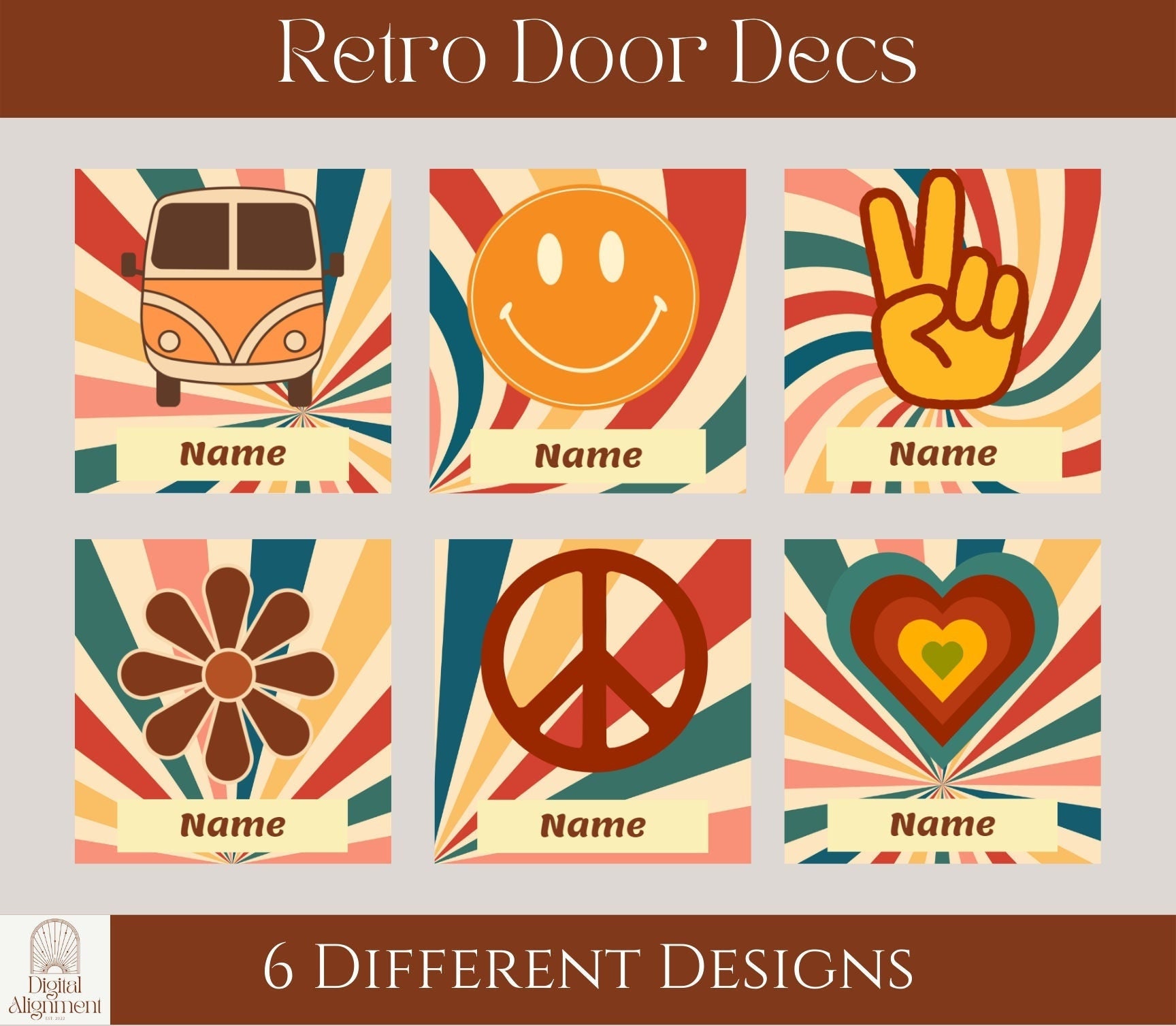 Retro Door Dec - Digital Download - Etsy