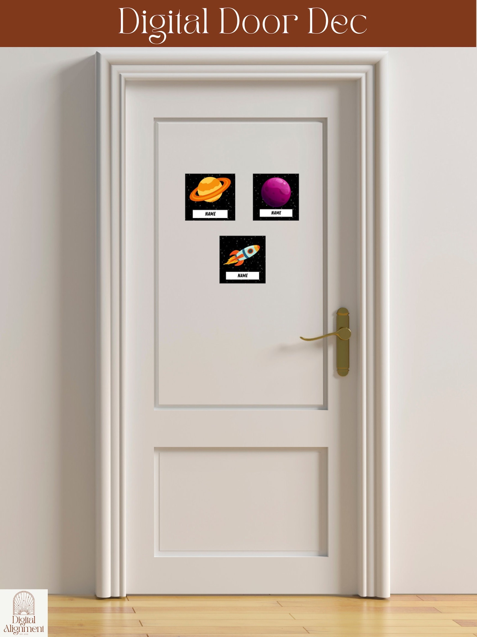 Solar System Door Dec - Digital Download - Etsy