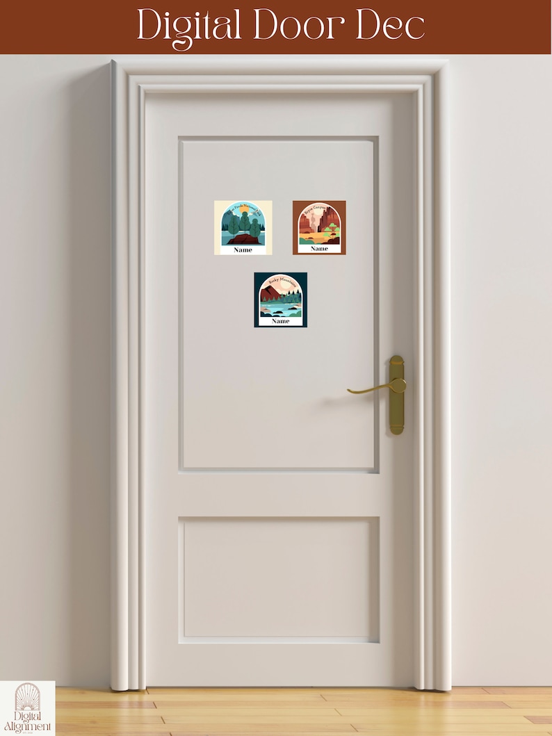 National Park Door Dec - Digital Download - Etsy