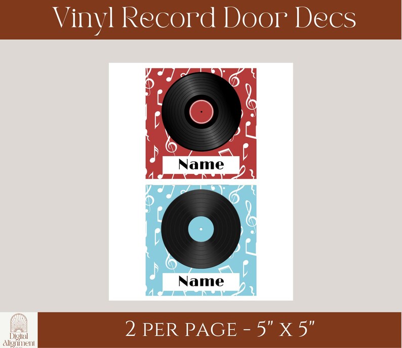 Vinyl Record Door Dec - Digital Download - Etsy