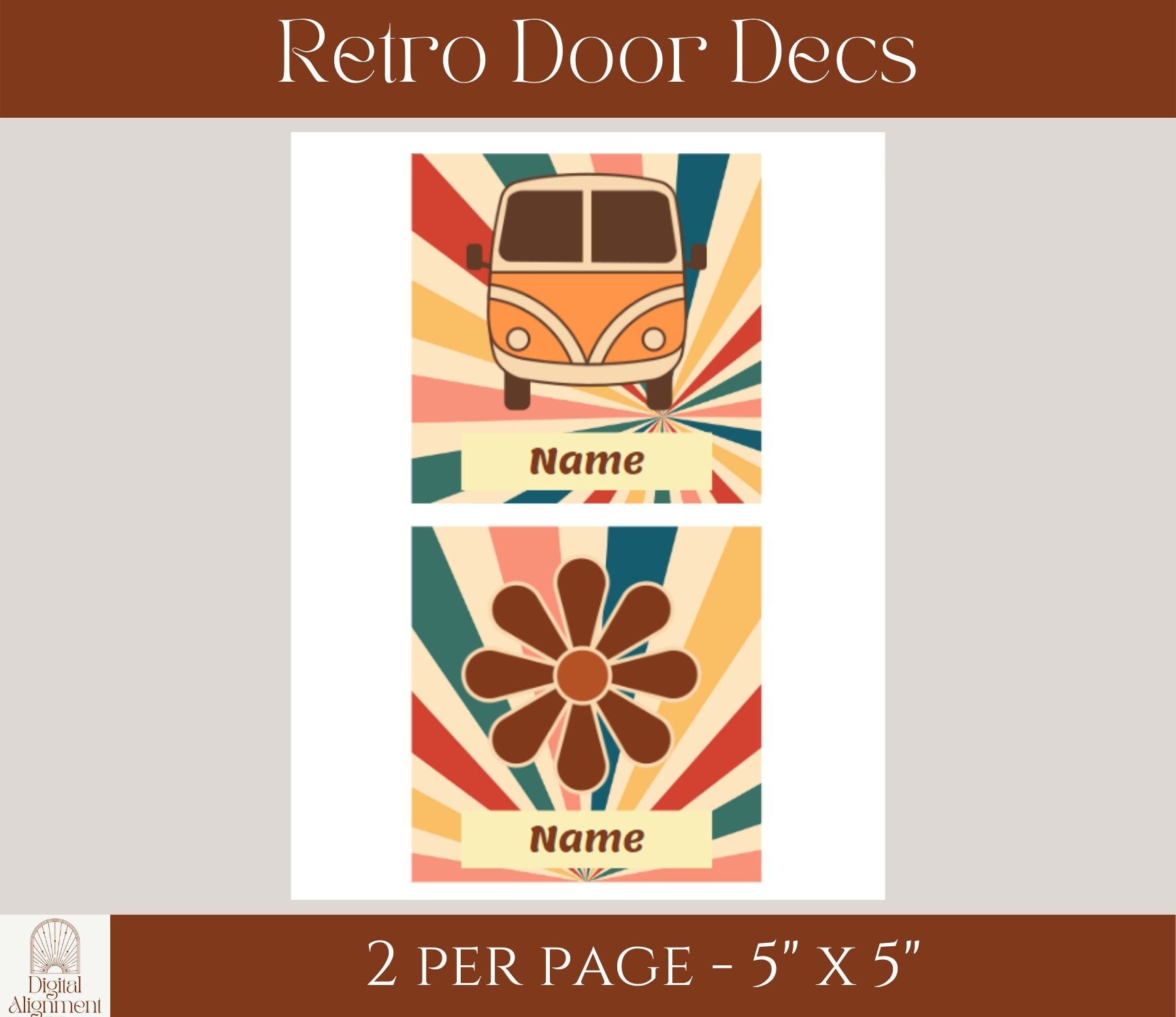 Retro Door Dec - Digital Download - Etsy