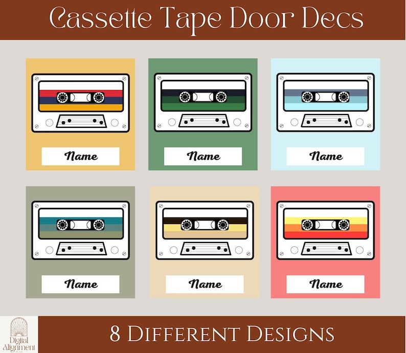 Cassette Tape Door Dec - Digital Download - Etsy