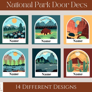 National Park Door Dec - Digital Download - Etsy