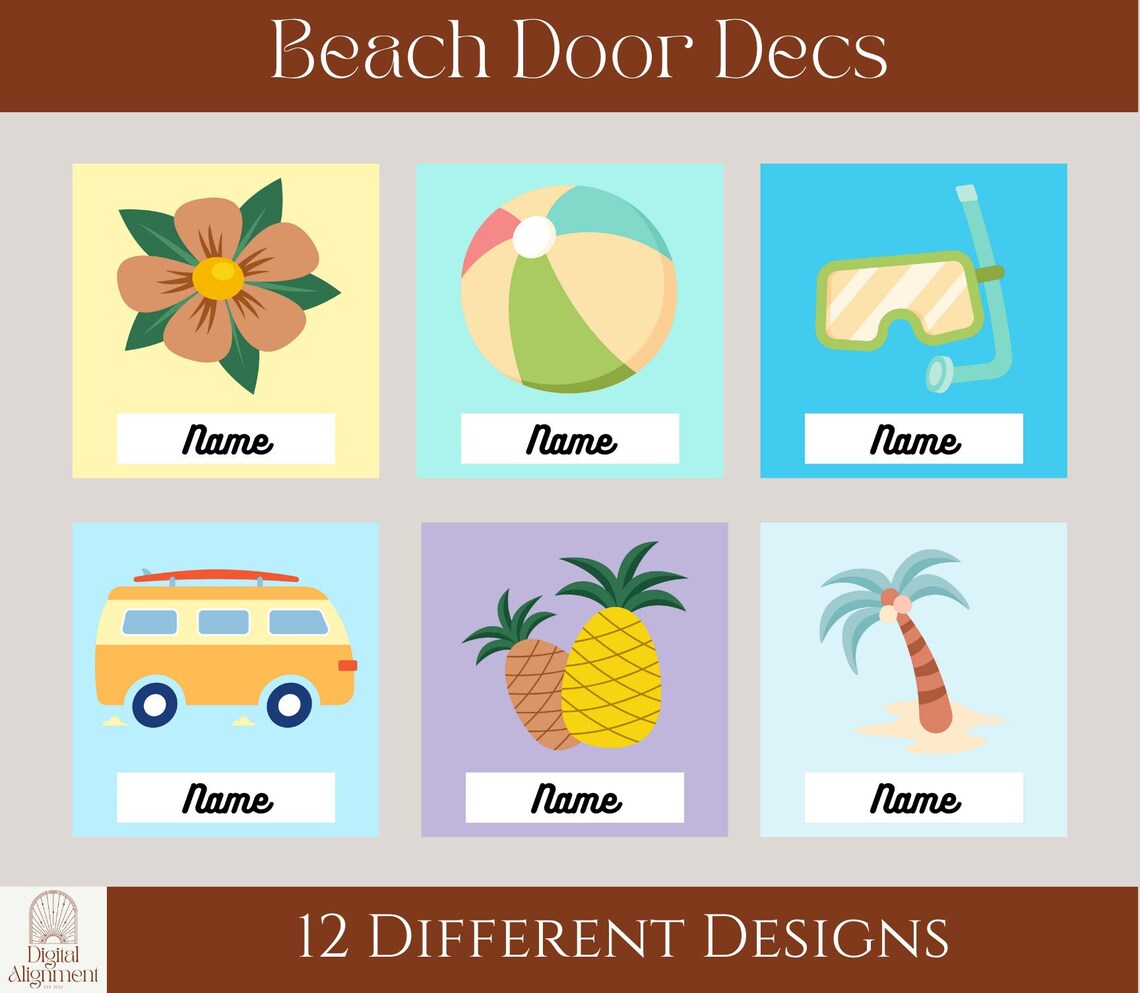 Beach Door Dec - Digital Download - Etsy