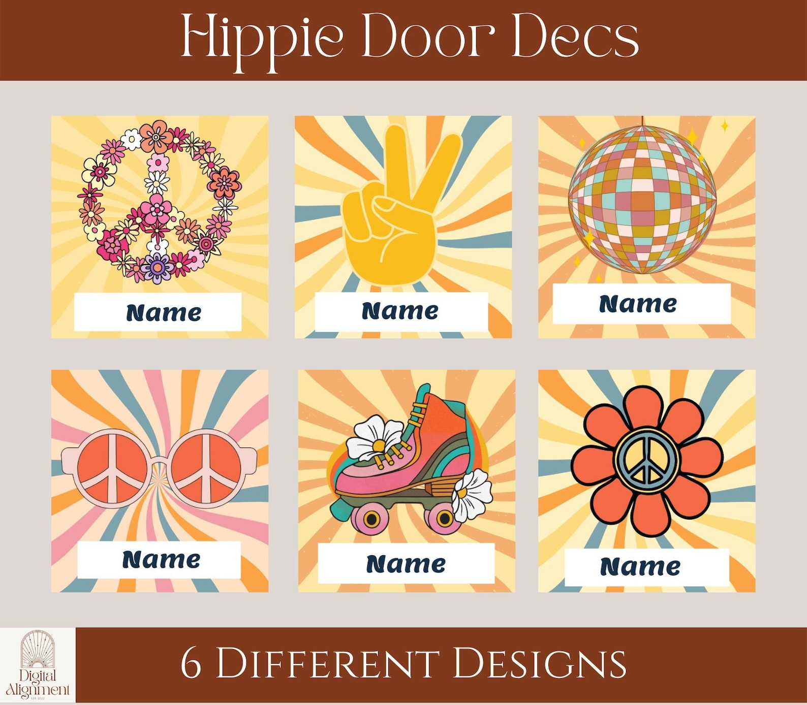 Hippie Door Dec Digital Download - Etsy