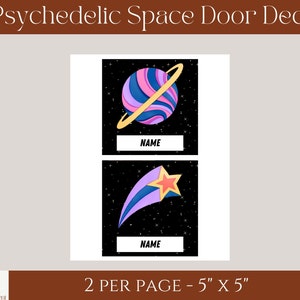 Psychedelic Space Door Dec - Digital Download - Etsy