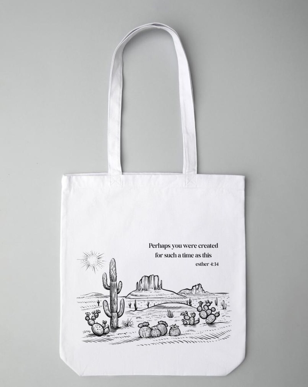 Esther 4:43 Canvas Bag // Bible Bag - Etsy