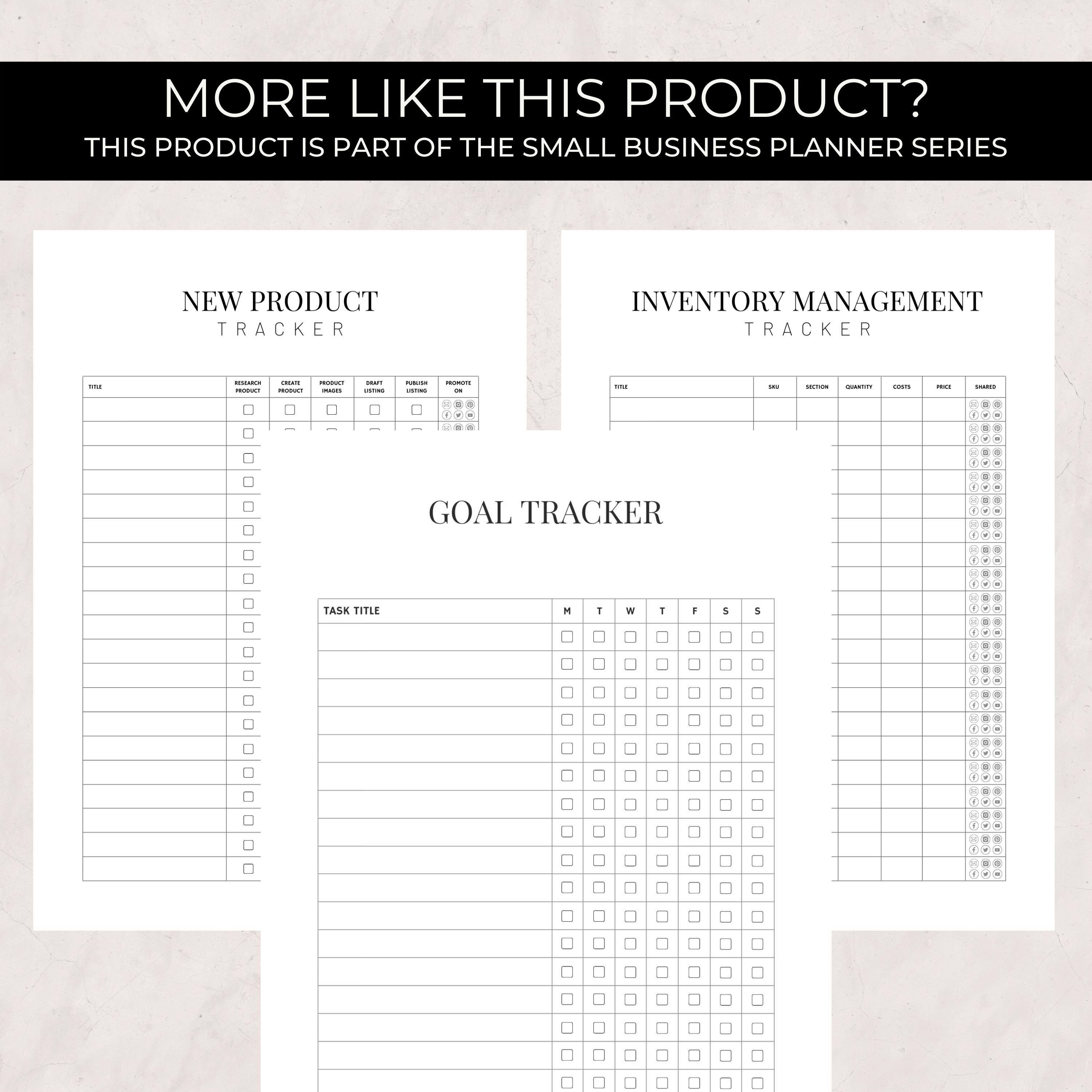Weekly Habit Tracker Printable, Goal Setting Worksheet, Daily to Do ...