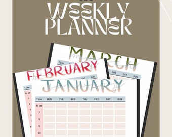 College 4 Year Plan College Class Organizer College - Etsy