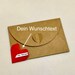 Origami Heart Mini Card, Personalized Card, Small Card, Anniversary ...