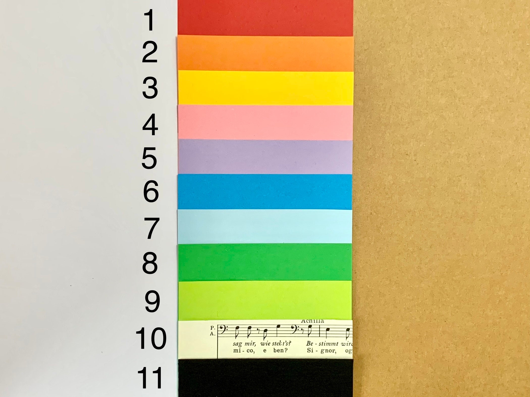 Origami Heart Mini Card, Personalized Card, Small Card, Anniversary ...