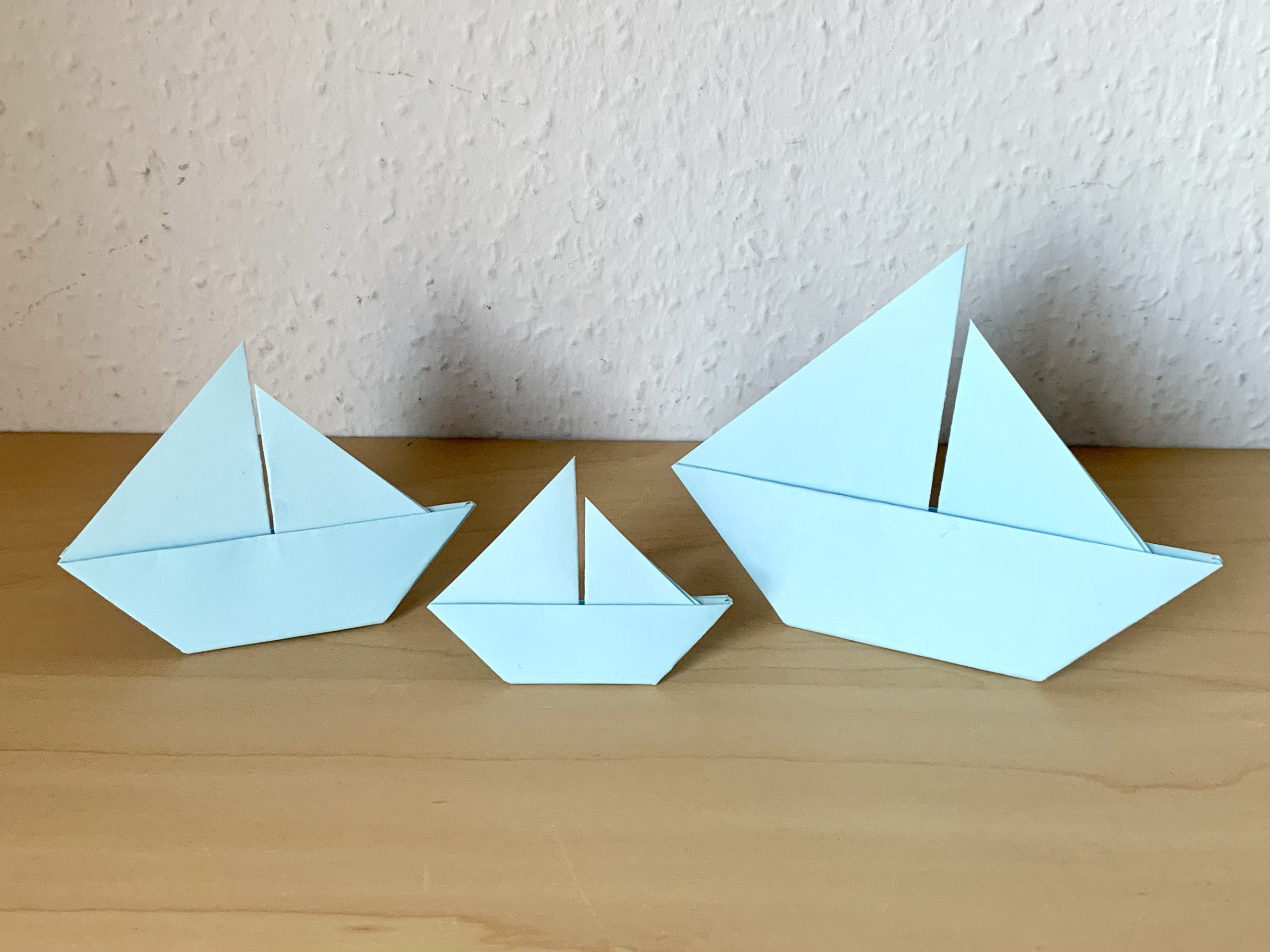 Set of 10, 10 Origami Boats, Choose Color & Size, Origami Sailboat ...