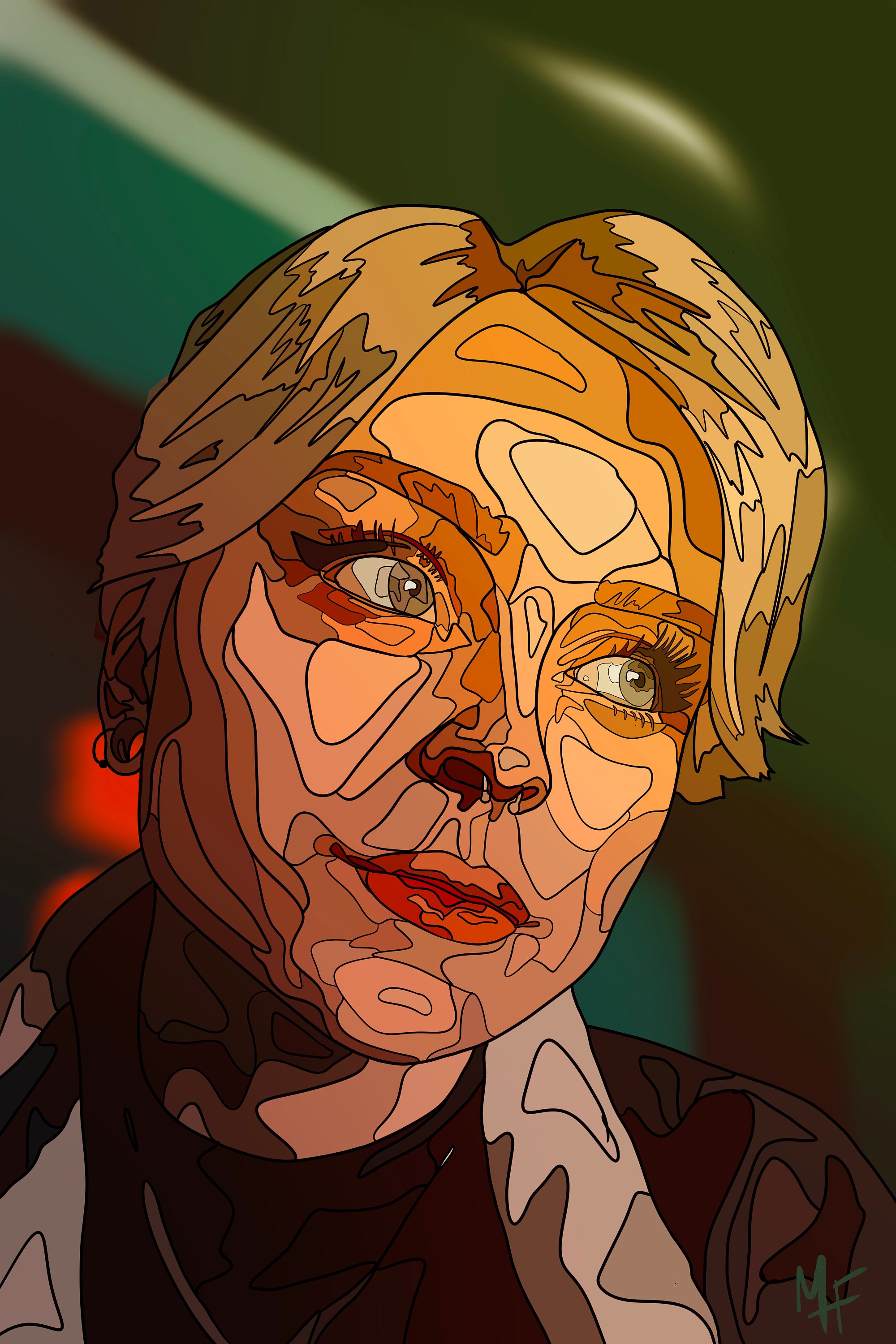 DIGITAL Stylized Portrait COMMISSION - Etsy