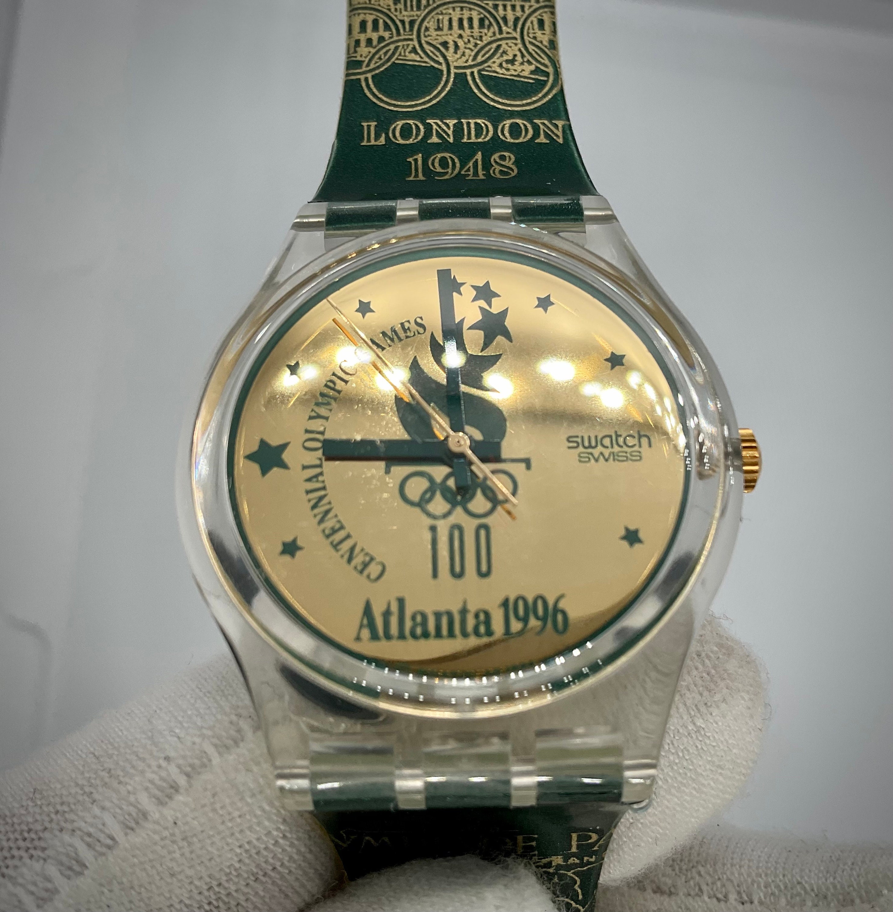 NEW Swatch Watch Vintage 1996 Olympics Watch Atlanta Never Worn With a ...