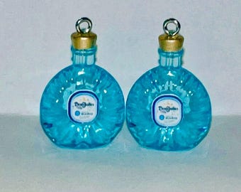 Vodka PINK Miniature Liquor Bottle Charms With Hooks for Keychains ...