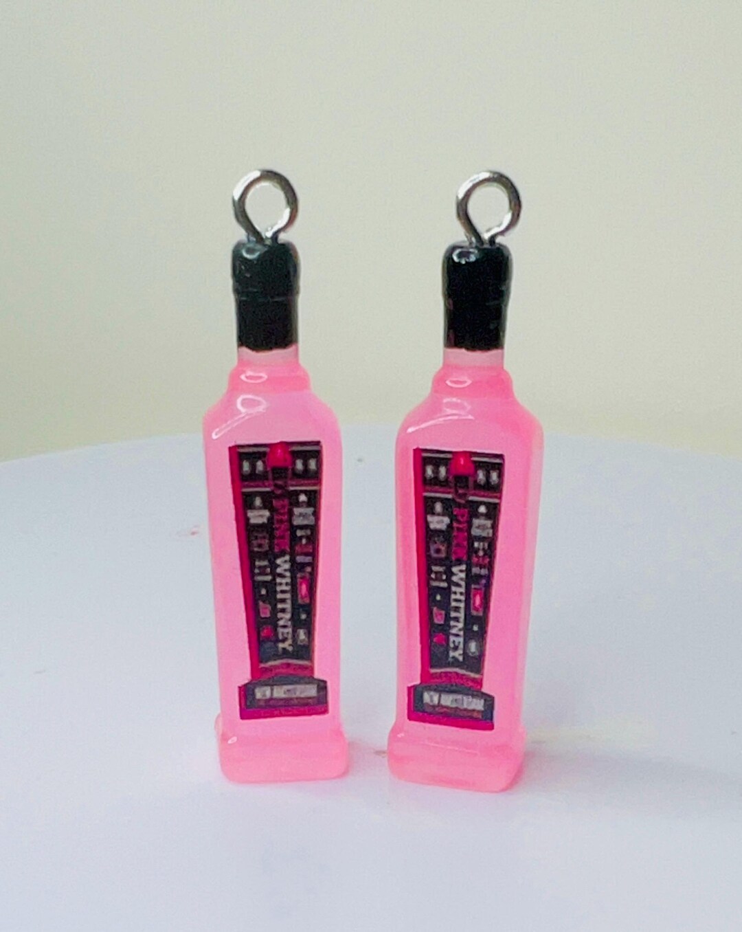 Vodka PINK! Miniature Liquor Bottle Charms With Hooks for Keychains ...