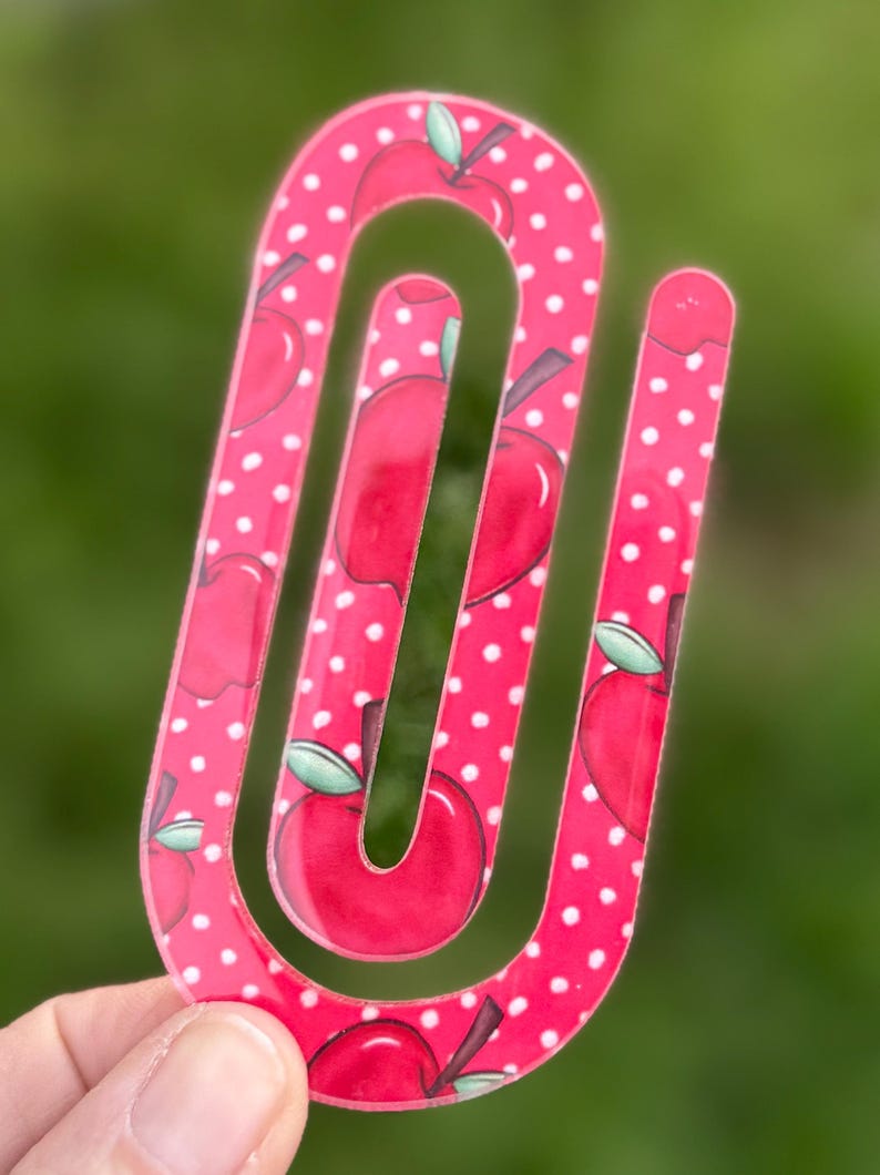 Jumbo Acrylic Paperclips, Teacher Gifts, Book Lovers, Office Supplies ...