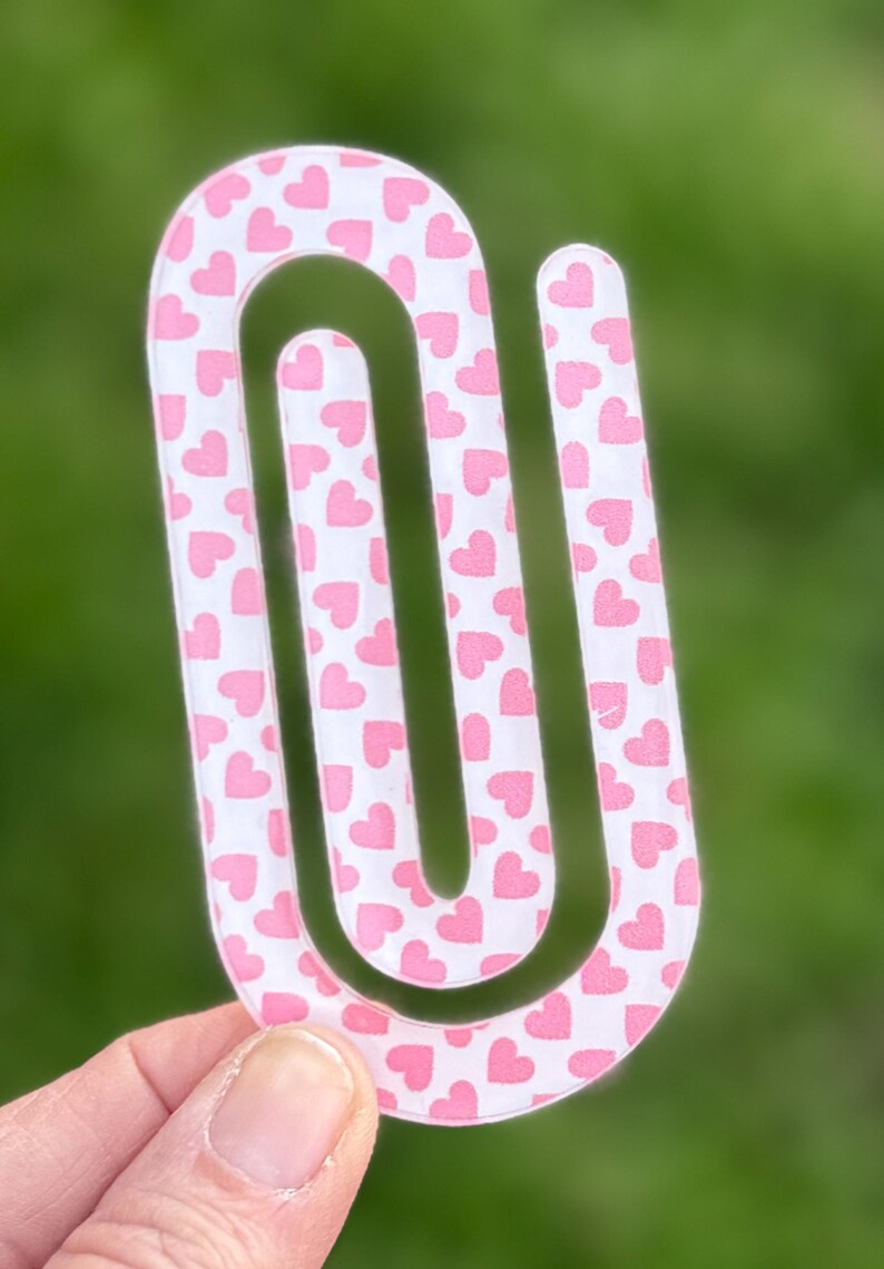 Jumbo Acrylic Paperclips, Teacher Gifts, Book Lovers, Office Supplies ...