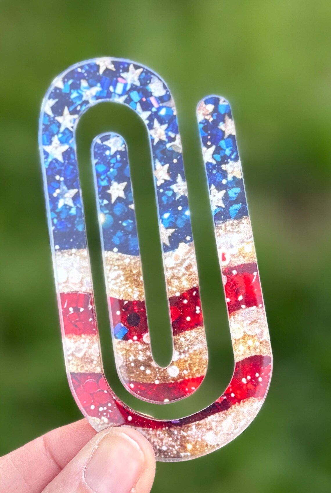 Jumbo Acrylic Paperclips, Teacher Gifts, Book Lovers, Office Supplies ...