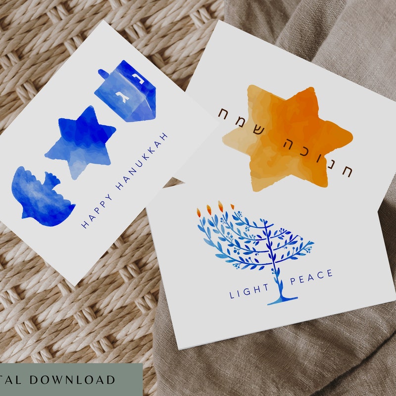 Hanukkah Card - Etsy