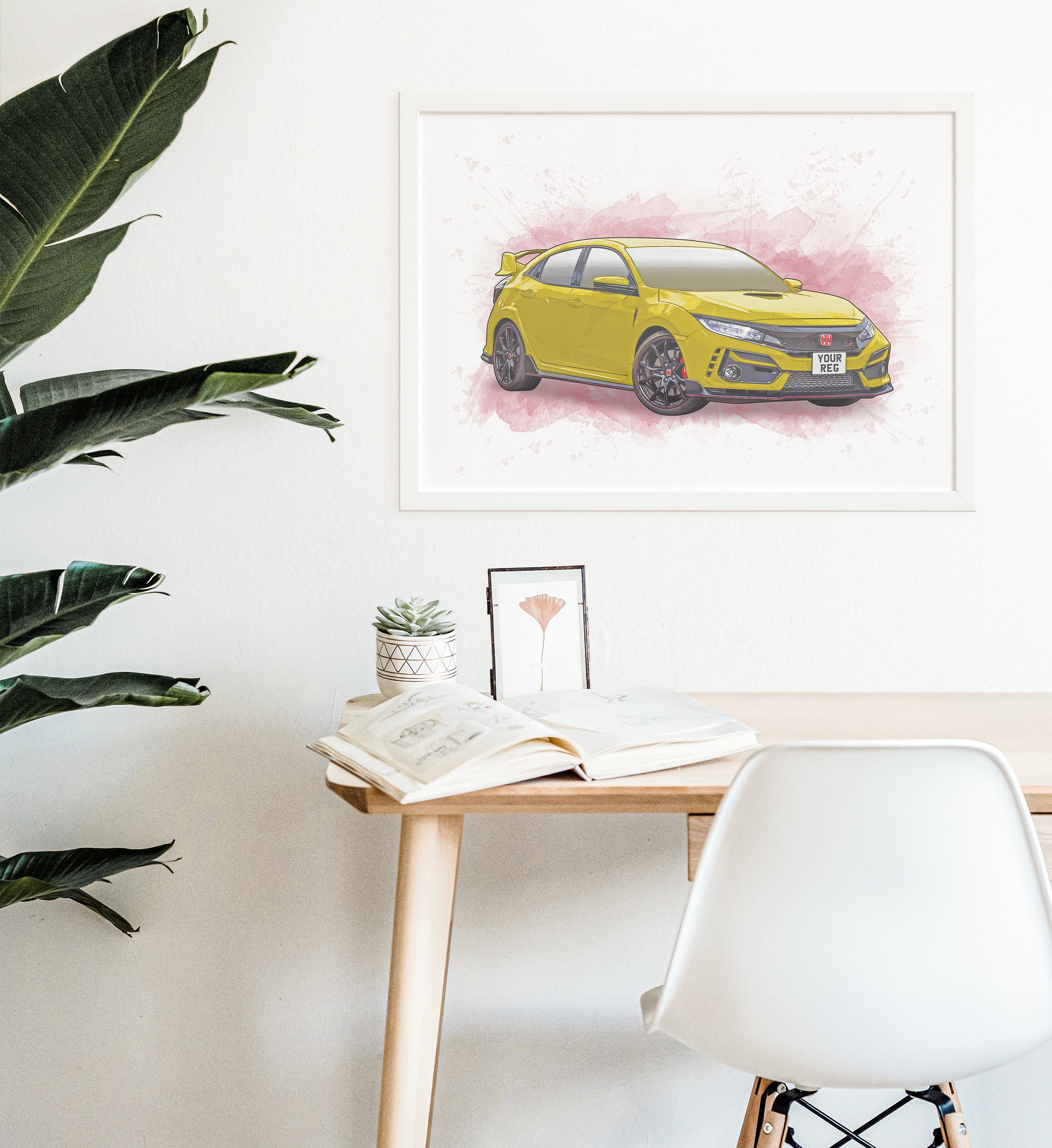 Personalised Honda Civic Type R FK8 Art Print Car Poster JDM - Etsy UK