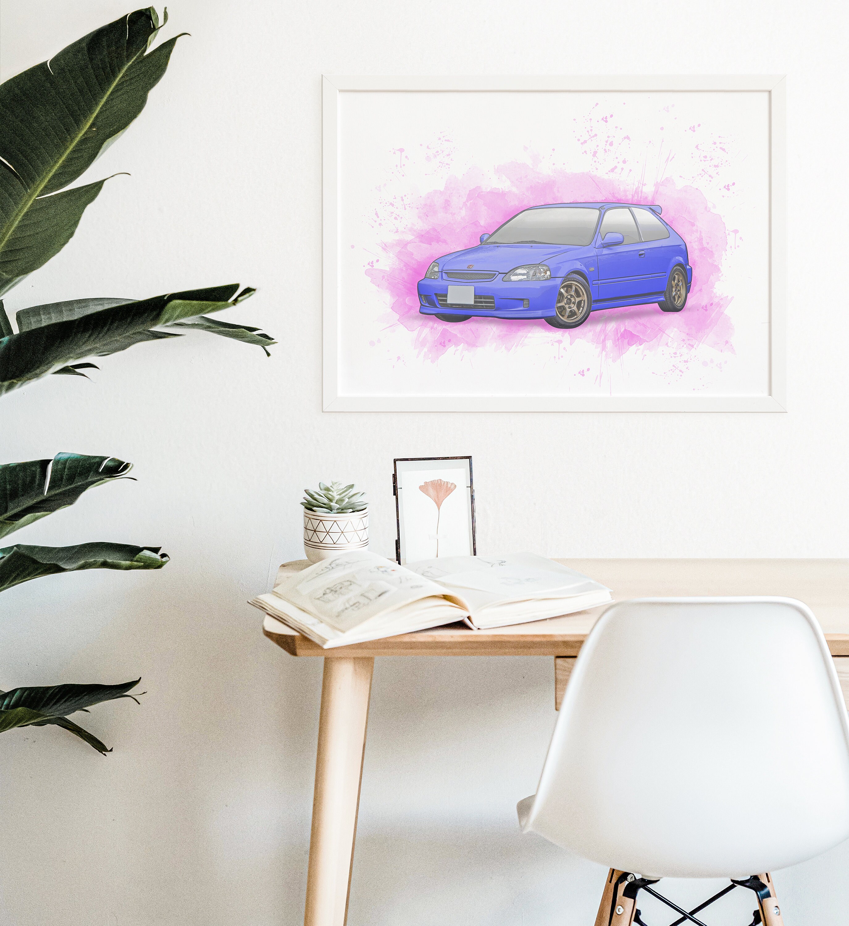 Personalised Honda Civic Type R EK9 Art Print Car Poster JDM - Etsy