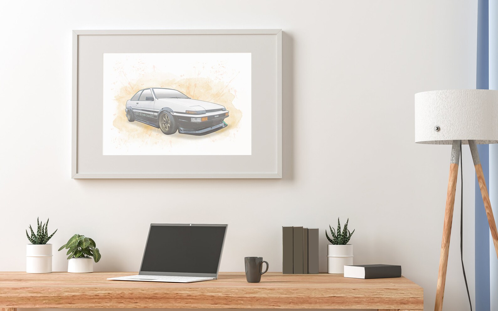 Toyota AE86 JDM Watercolour Style Car Art Print Art From - Etsy UK