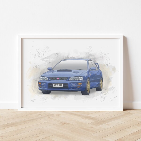 Subaru Impreza Poster - Etsy