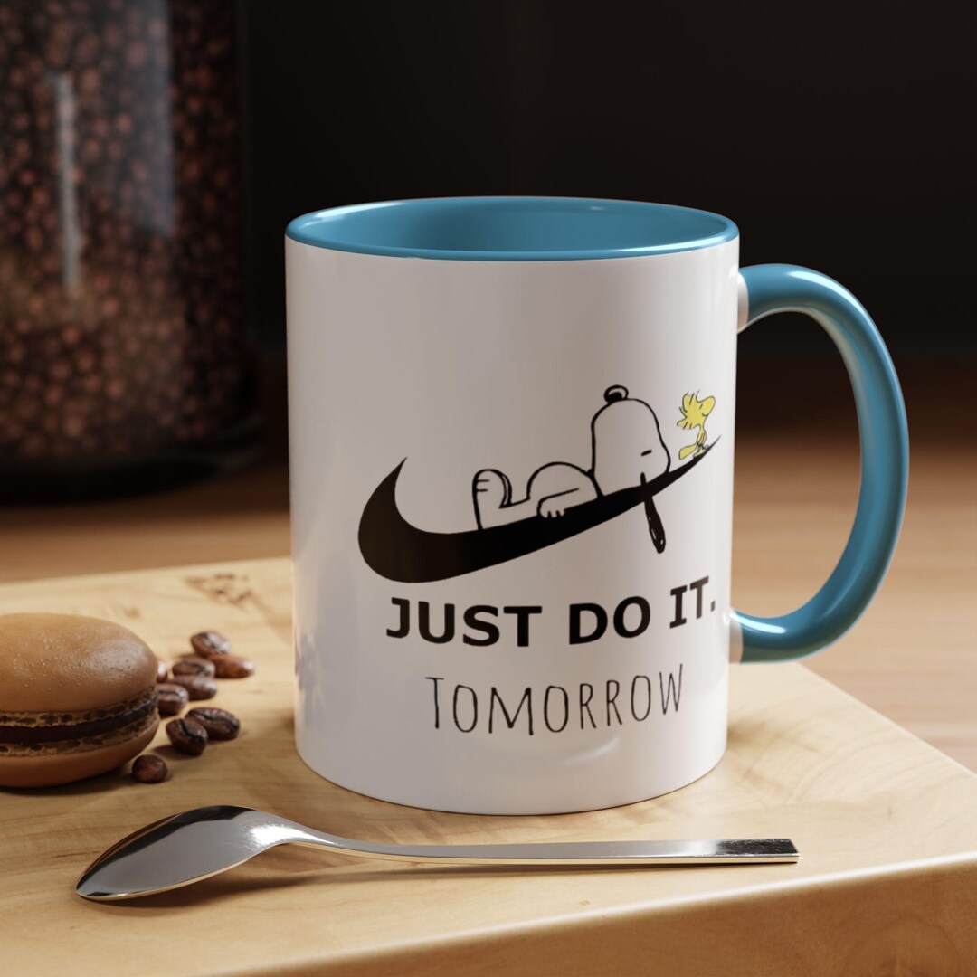 Funny Just Do It Tomorrow Nike Themed Accent Coffee Mug, Gift for ...