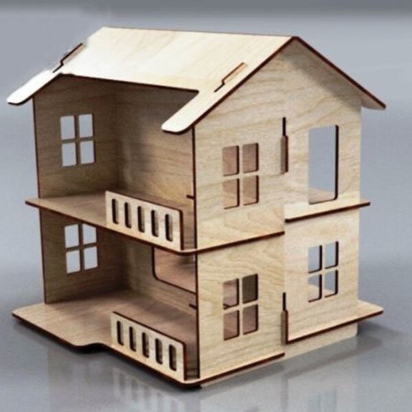 Laser Cut Cottage - Etsy