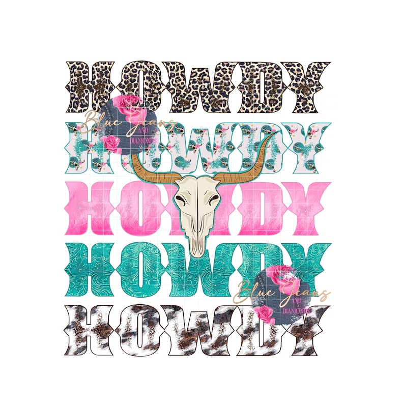 HOWDY PNG Stacked Howdy Sublimation Digital Design Download - Etsy