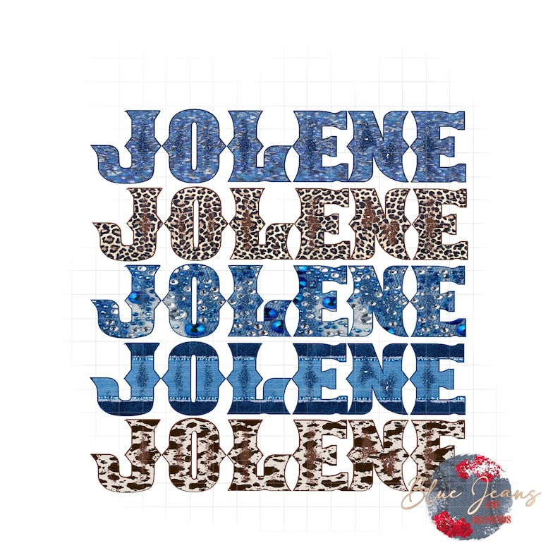 JOLENE Png-country Western Sublimation Digital Design - Etsy