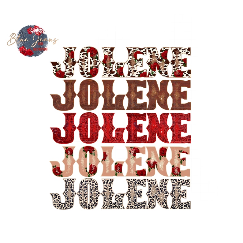 JOLENE Png-country Western Sublimation Digital Design - Etsy