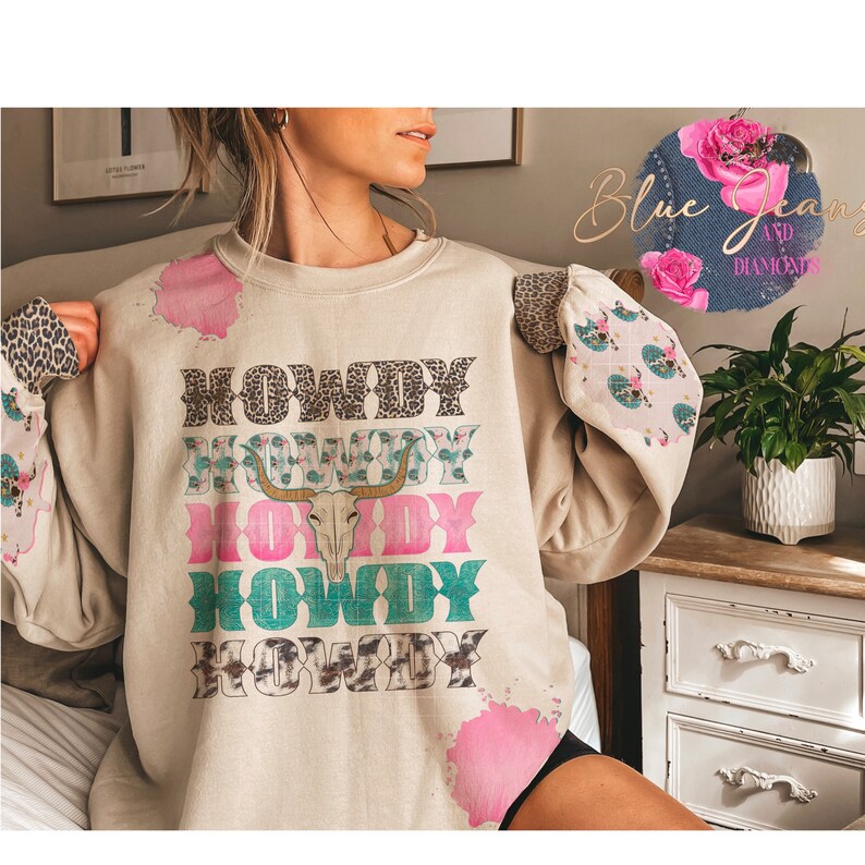 HOWDY PNG Stacked Howdy Sublimation Digital Design Download - Etsy