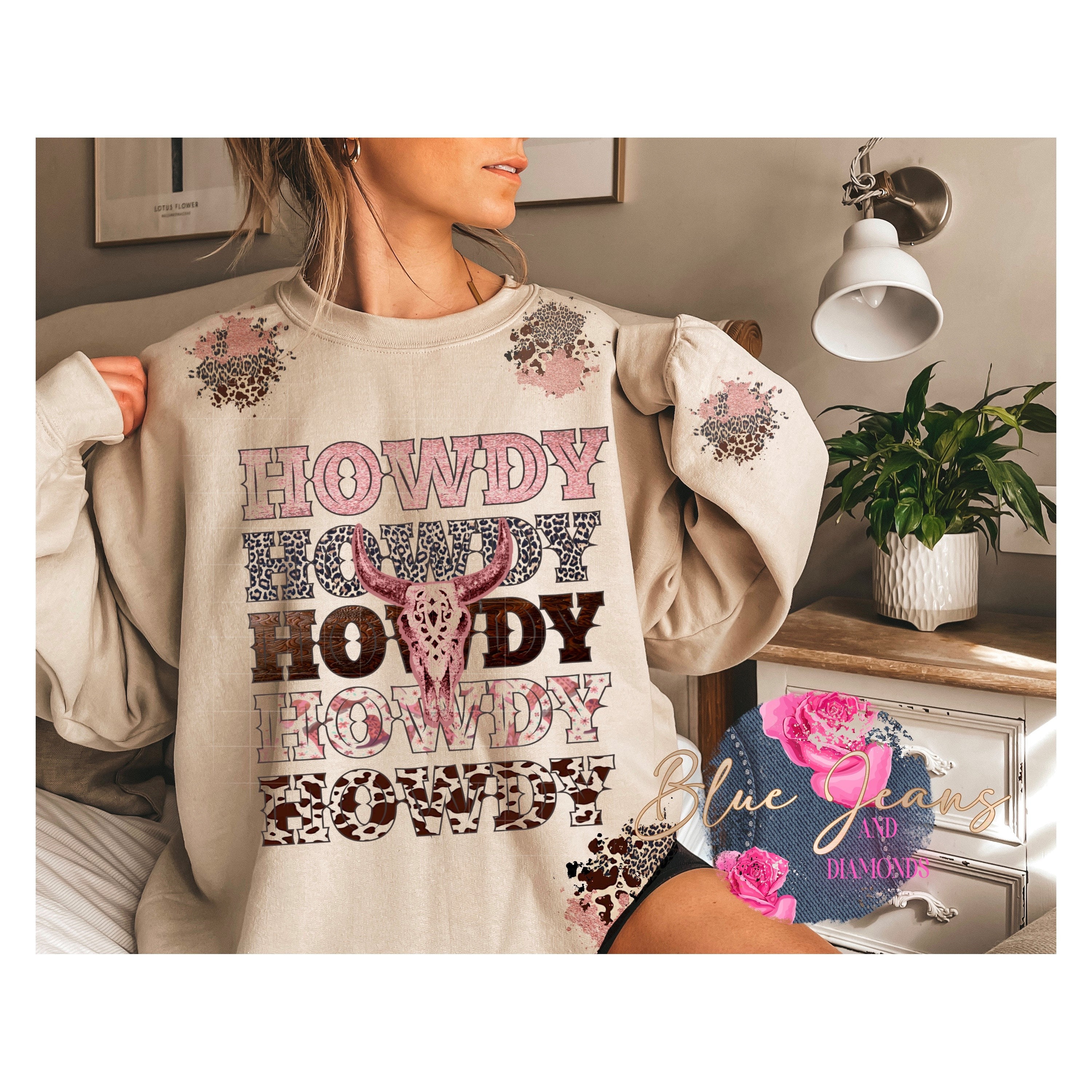 HOWDY HOWDY PNG Howdy Png for Sublimation Glitter Bull Skull - Etsy