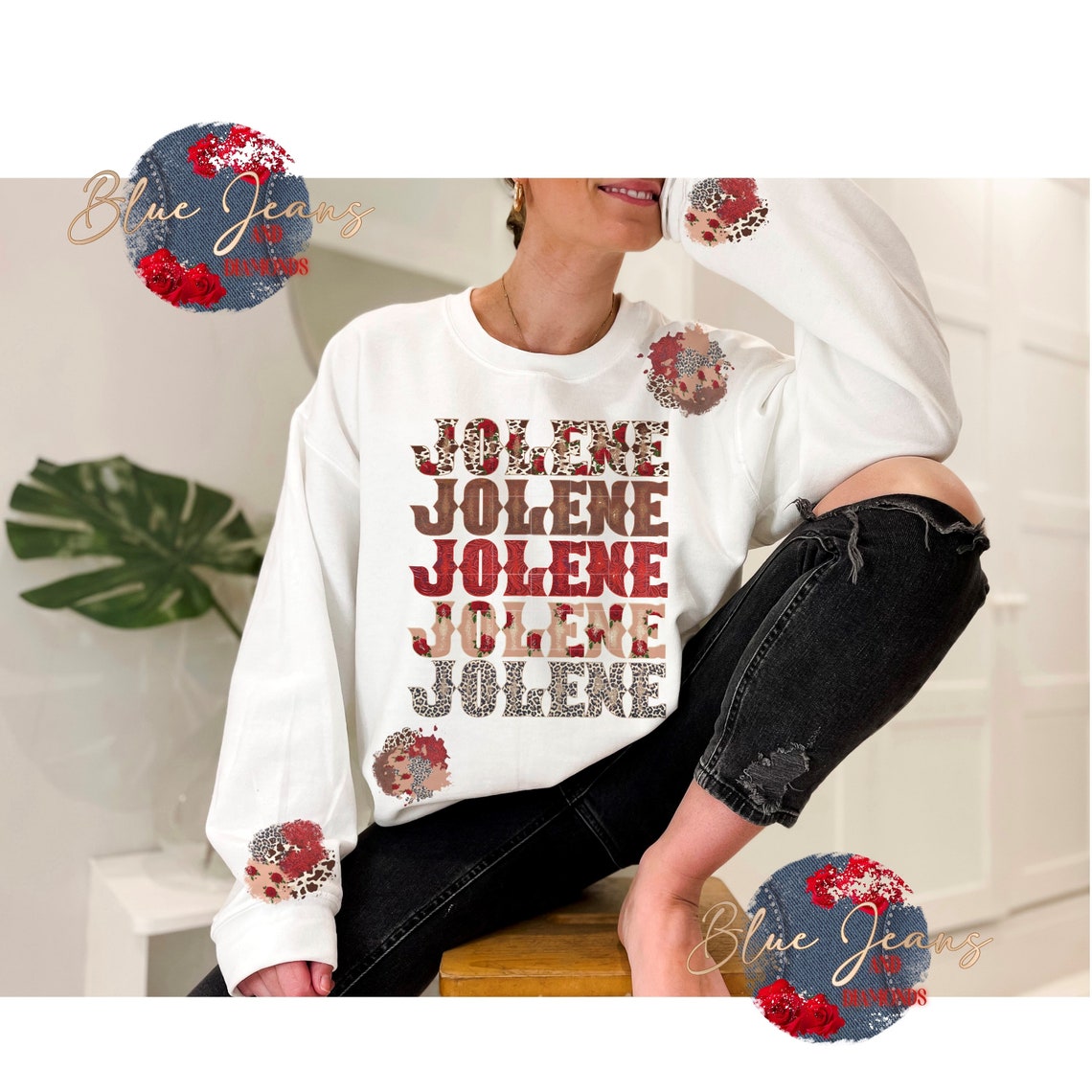 JOLENE Png-country Western Sublimation Digital Design Download-boho ...