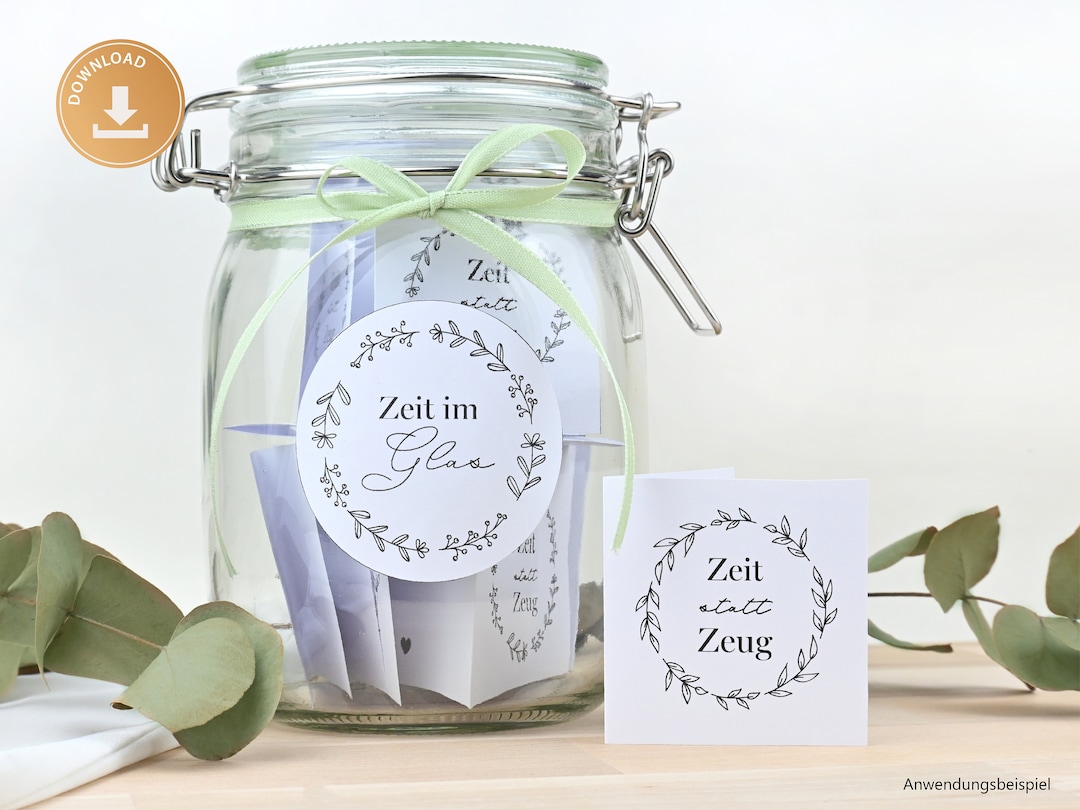Zeit statt Zeug Mini Klappkarten zum Ausdrucken Gutscheine - Etsy.de