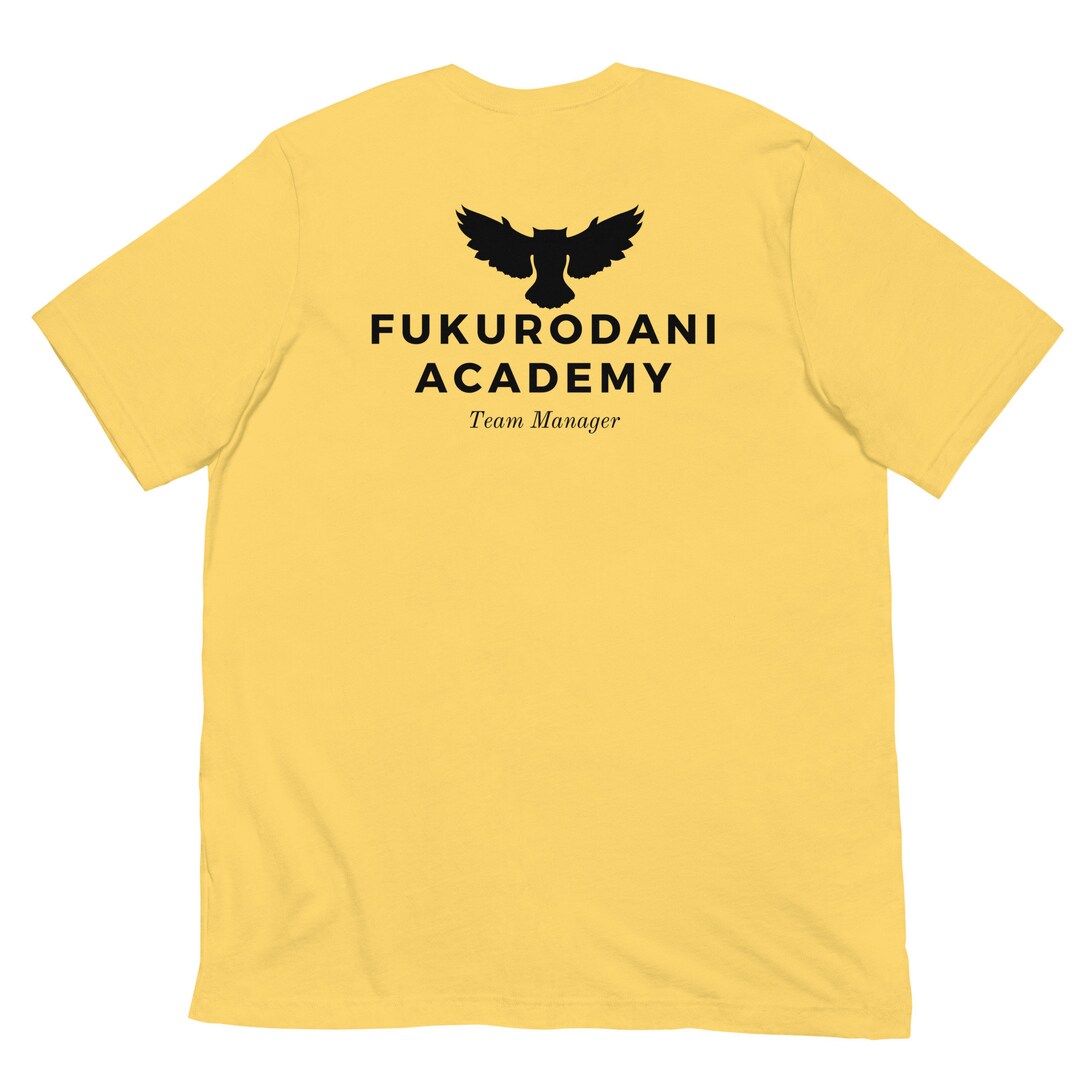 Fukurodani Team Manager T-shirt - Etsy