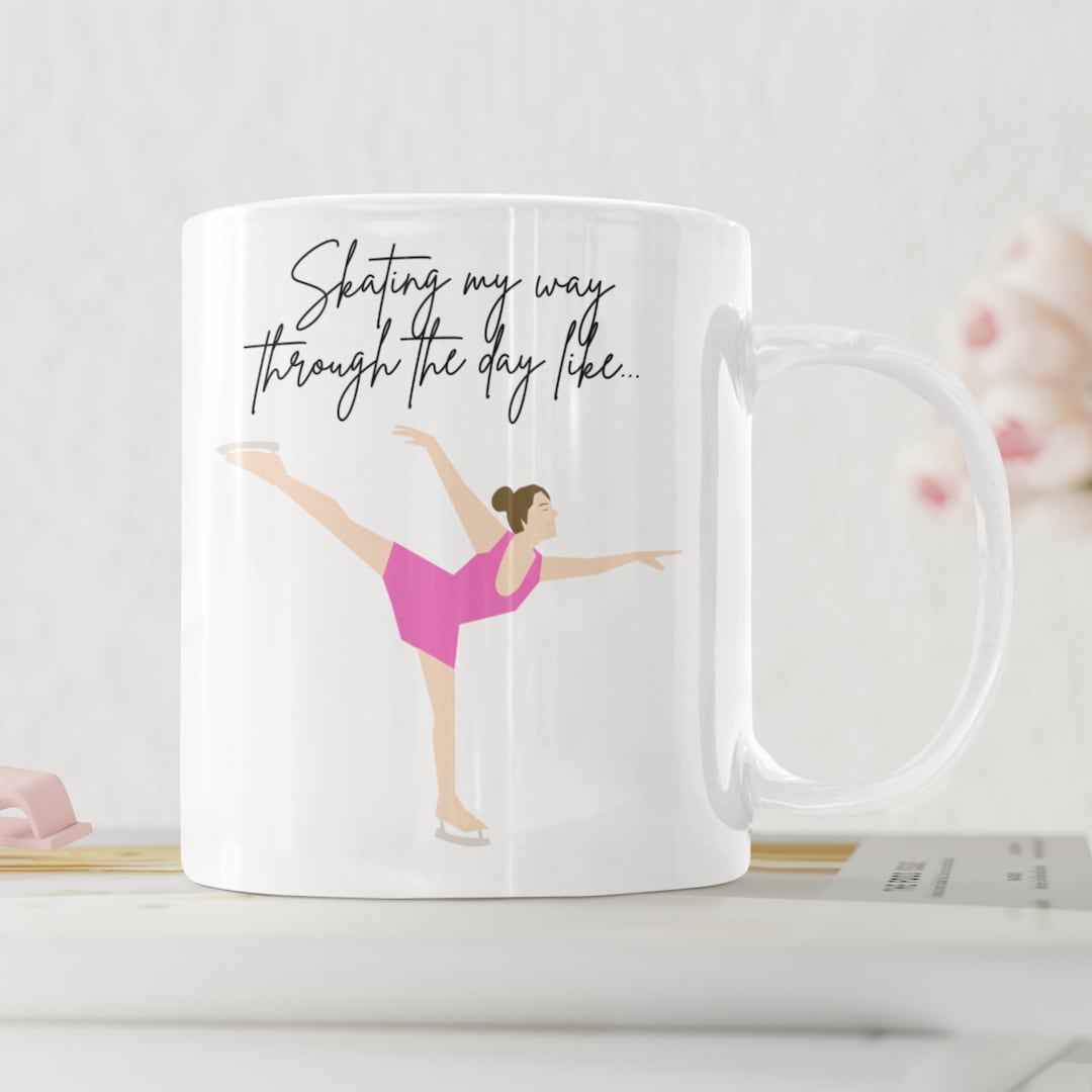 Ice Skating Mug Ice Skating Gift Coffee Lover Tea Mug Ice - Etsy