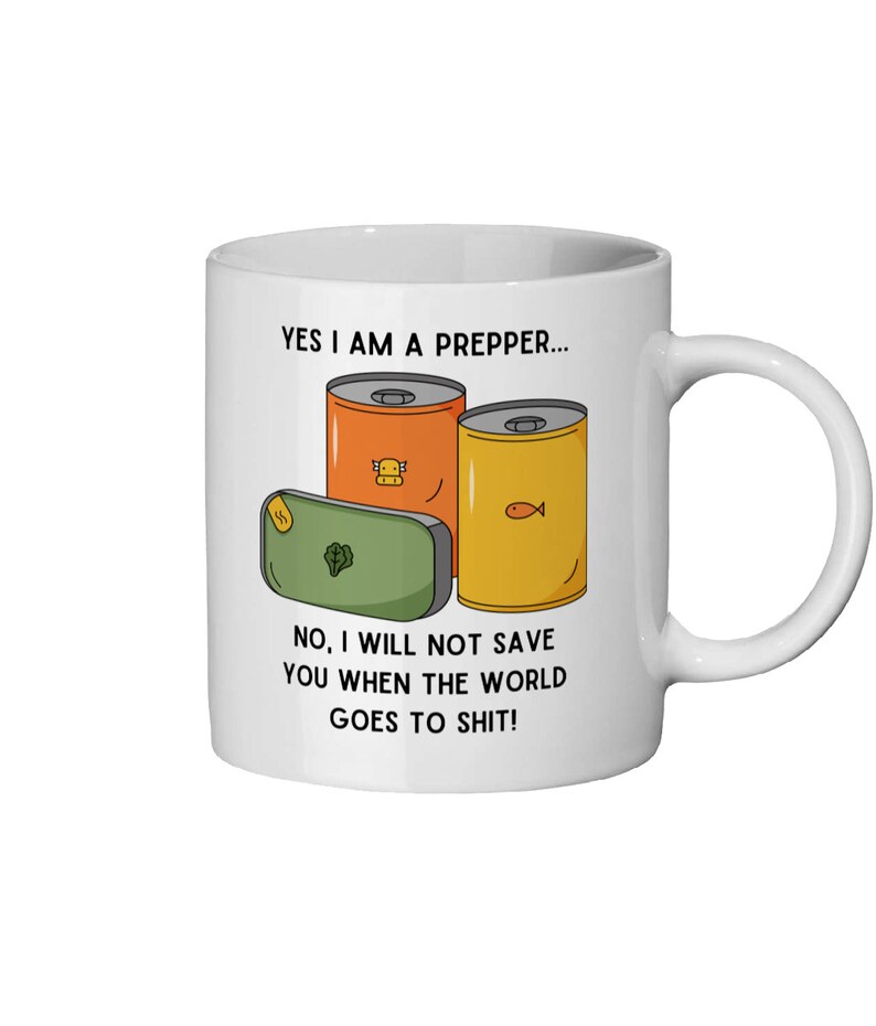 Prepper Mug, Prepper Gift, I Love to Prep, End of the World, Prepping ...