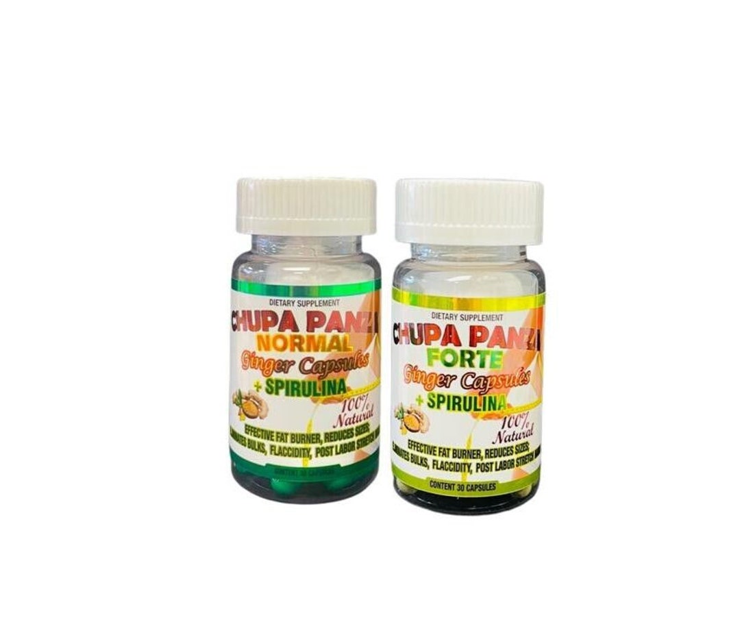 Chupa Panza Forte and Normal 2 Bottles 30 Capsules per Bottle - Etsy