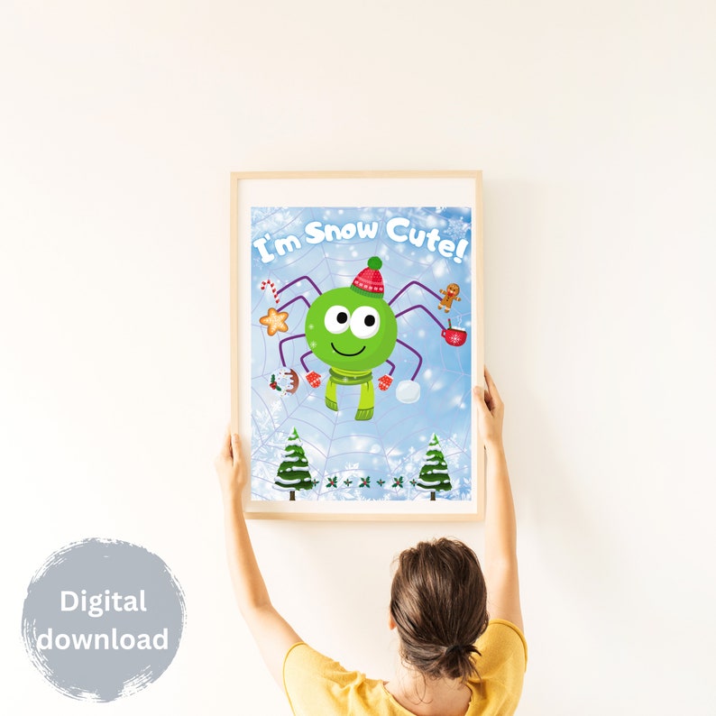 I'm Snow Cute, Printable, Positive Art, Positive Wall Art, Positive ...