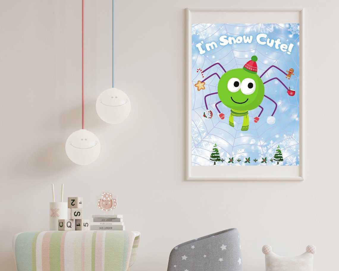 I'm Snow Cute, Printable, Positive Art, Positive Wall Art, Positive ...