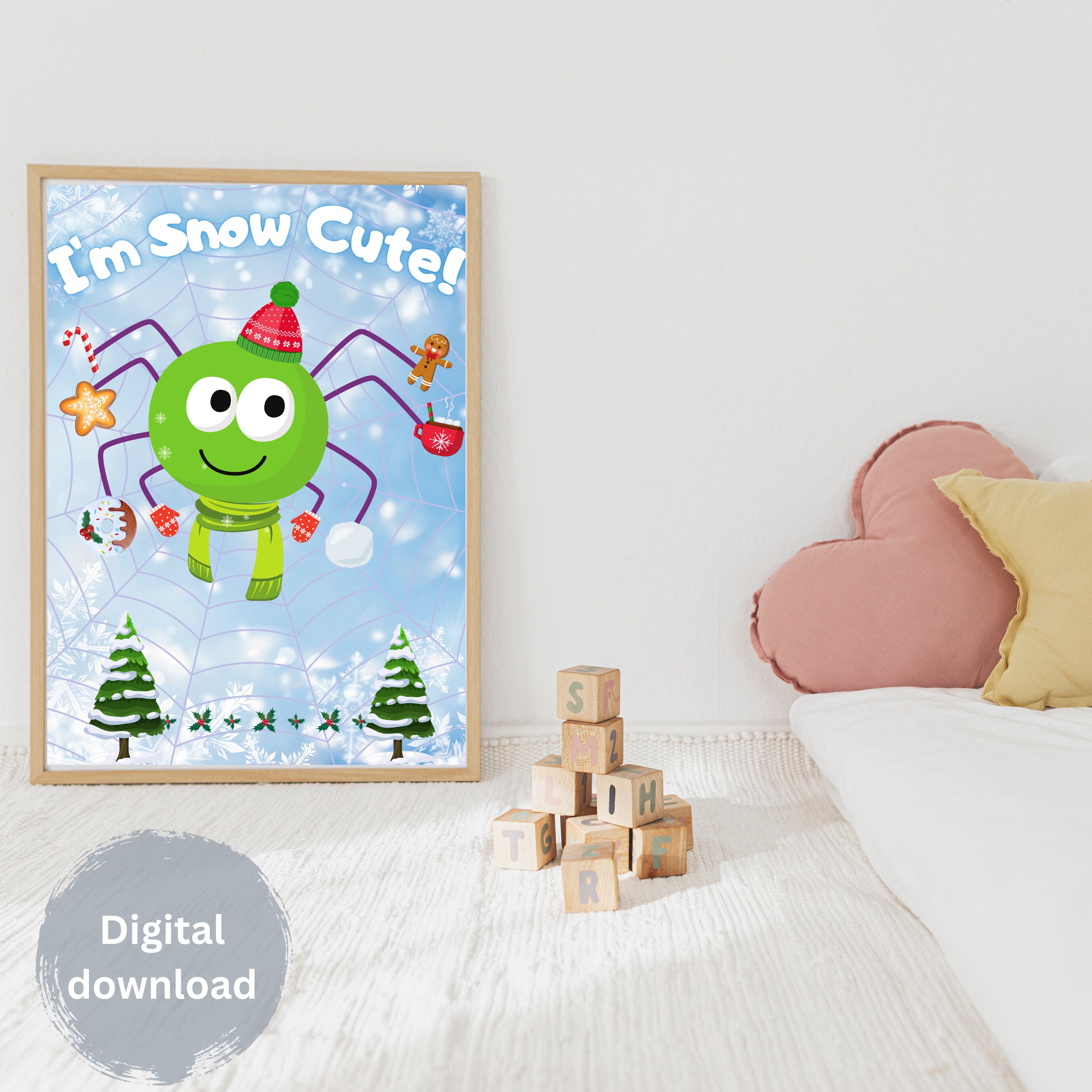 I'm Snow Cute, Printable, Positive Art, Positive Wall Art, Positive ...