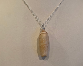Olive Shell Pendant - Etsy
