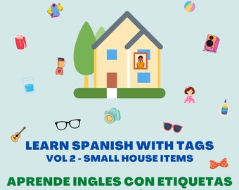 Spanish Learning Labels - Etsy