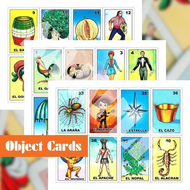School Safe - Traditional Loteria Mexicana-authentic Mexican Bingo ...