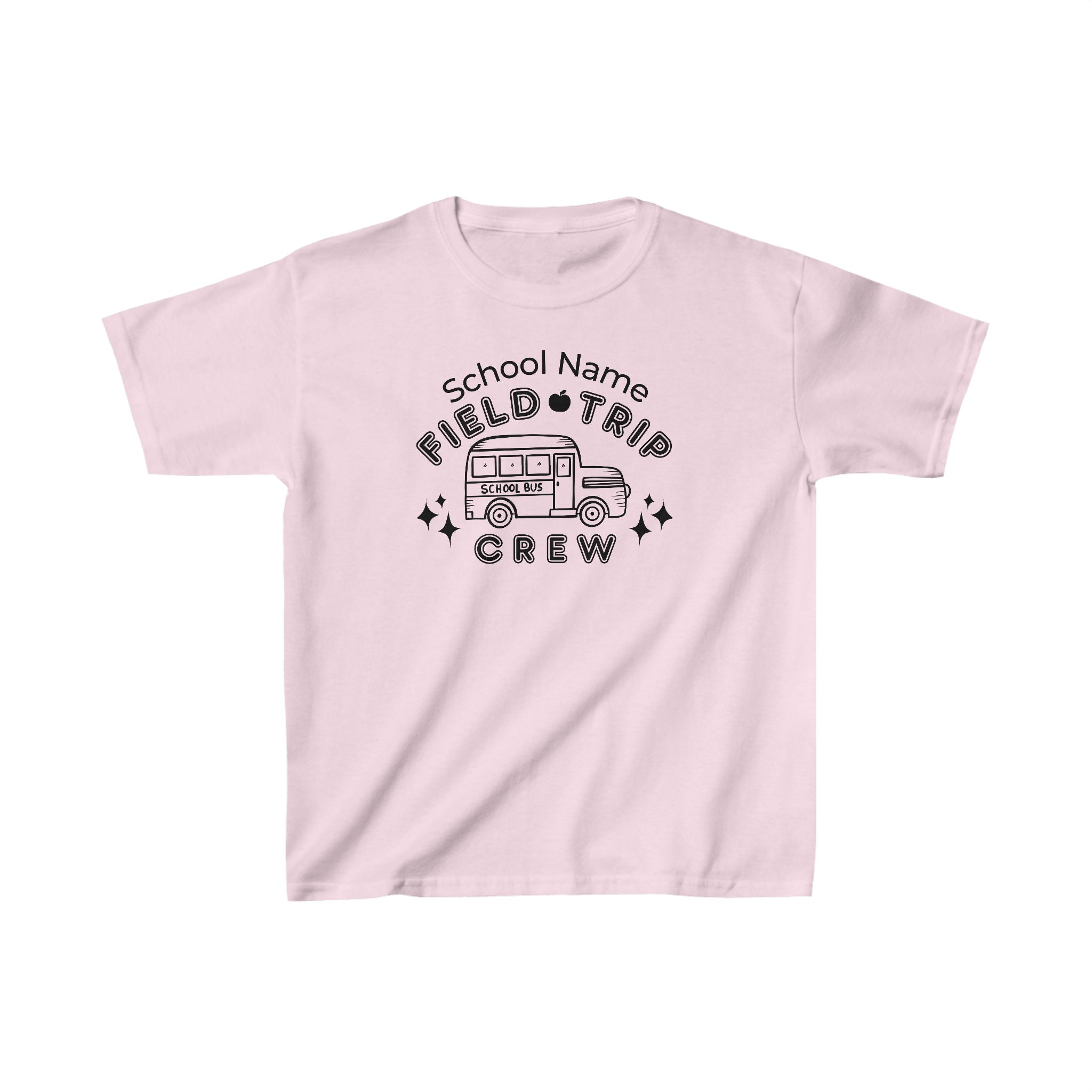 School Field Trip T-shirt for Kids (youth) With Custom School Name ...