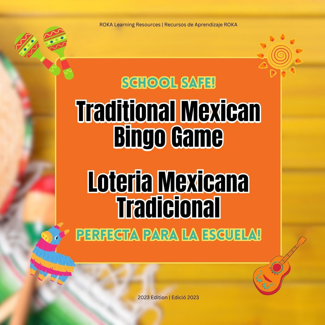 School Safe - Traditional Loteria Mexicana-authentic Mexican Bingo ...